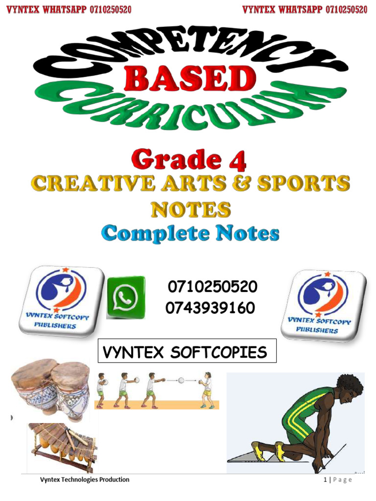 G4-Creative-Arts-Sports Notes | PDF | Recorder (Musical Instrument) | Drum