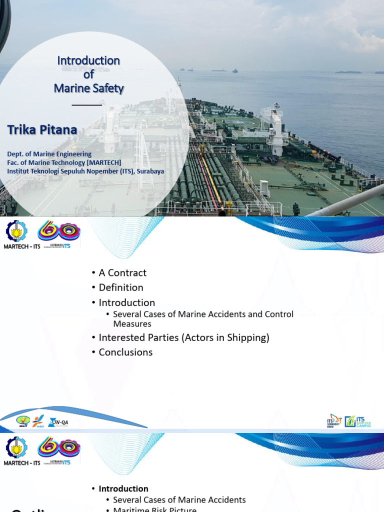 Marine Safety Overview and Challenges | PDF | Shipping | Water Transport