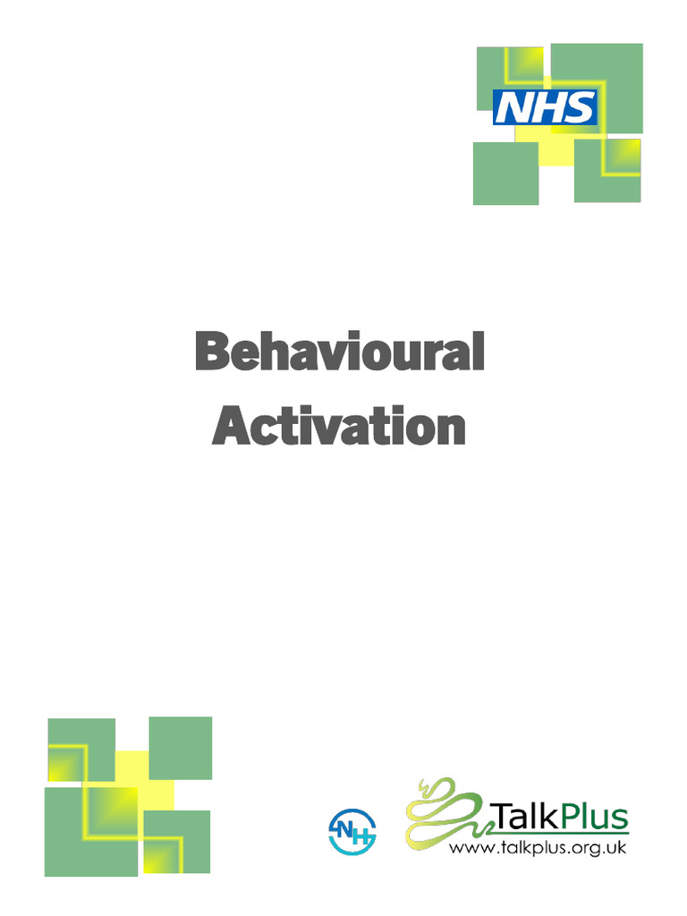 Behavioural Activation for Low Mood | PDF | Sleep | Depression (Mood)