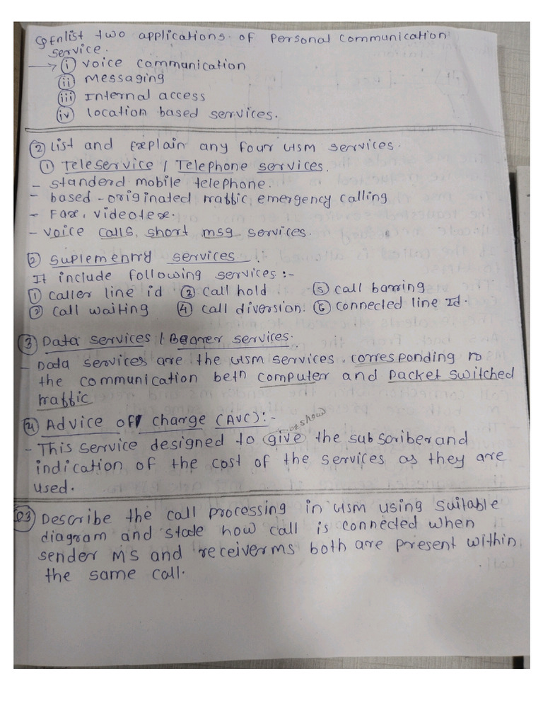 WMN 1st Chapter Questions | PDF