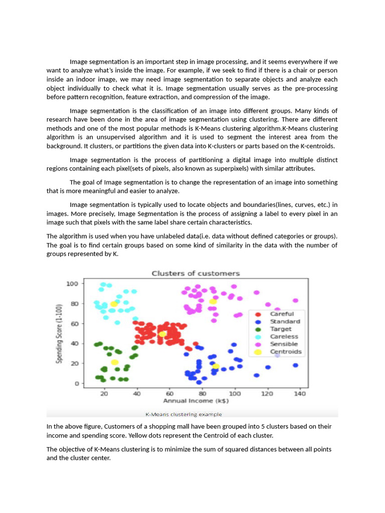 Clustering Image Unit 4 | PDF | Image Segmentation | Cluster Analysis
