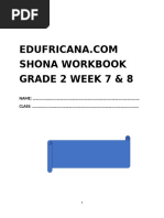 Grade 7 Shona Project | PDF