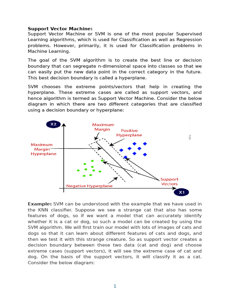 Machine Learning with SVM & Regression | PDF | Support Vector Machine ...
