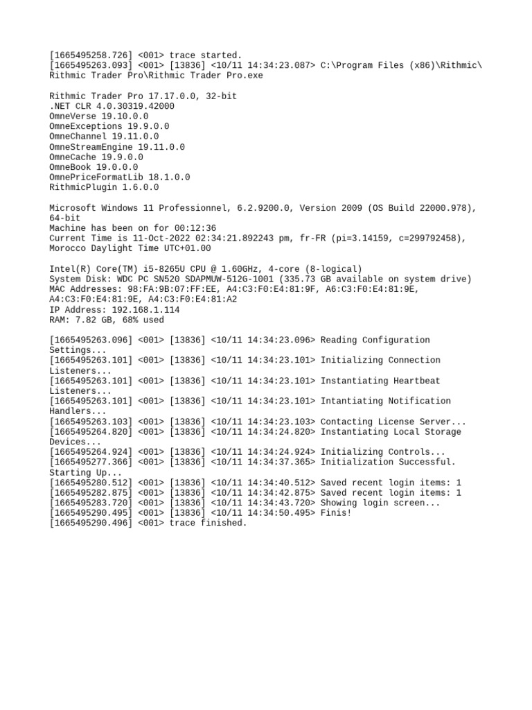 Rithmic Trader Pro2.Cur | PDF