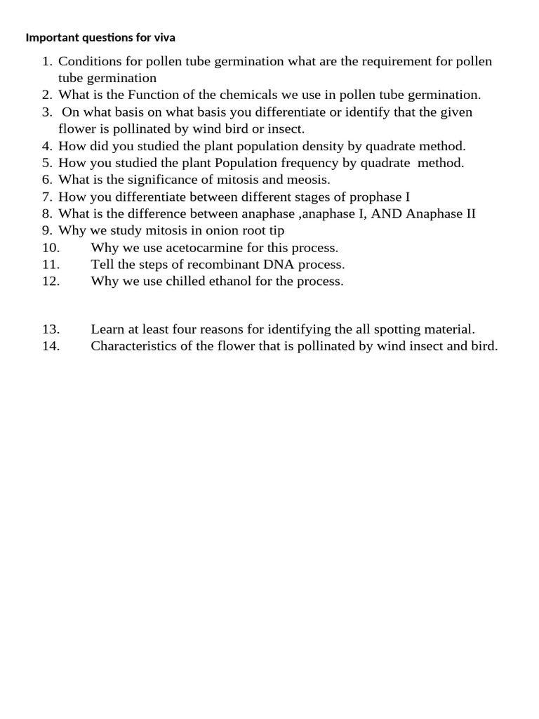 class 12 viva question | PDF