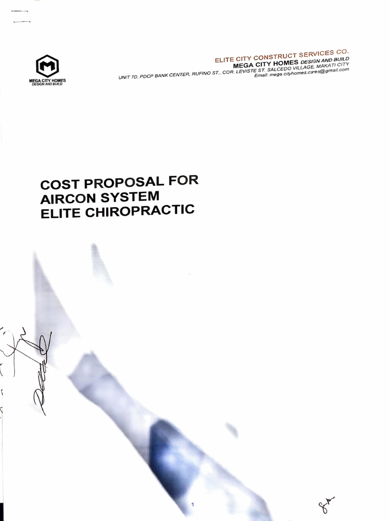 Contract For Elite Chiropractic Mechanical | PDF | Civil Law (Legal ...