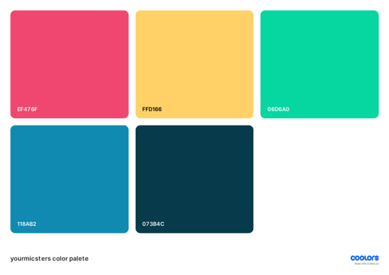 Yourmicsters Color Palete | PDF