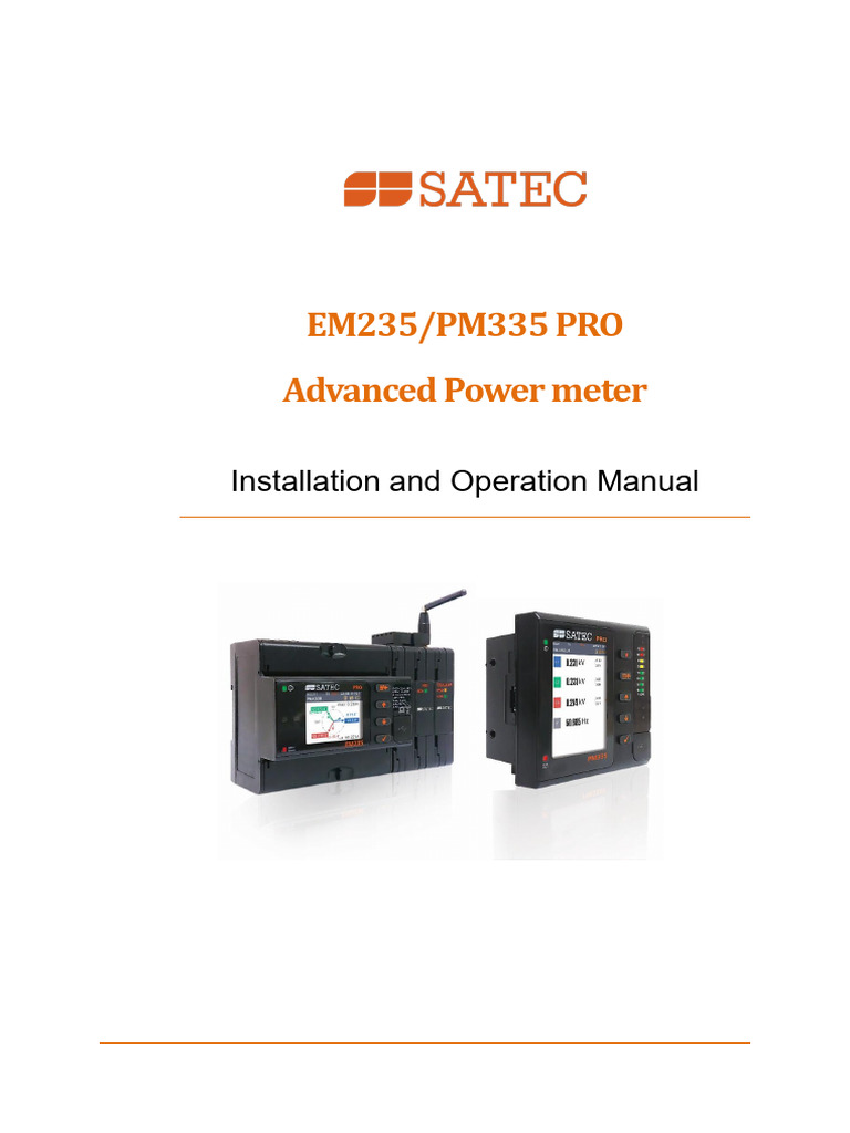PRO Series Installation Operation Manual-1 | PDF | Transformer | Power ...