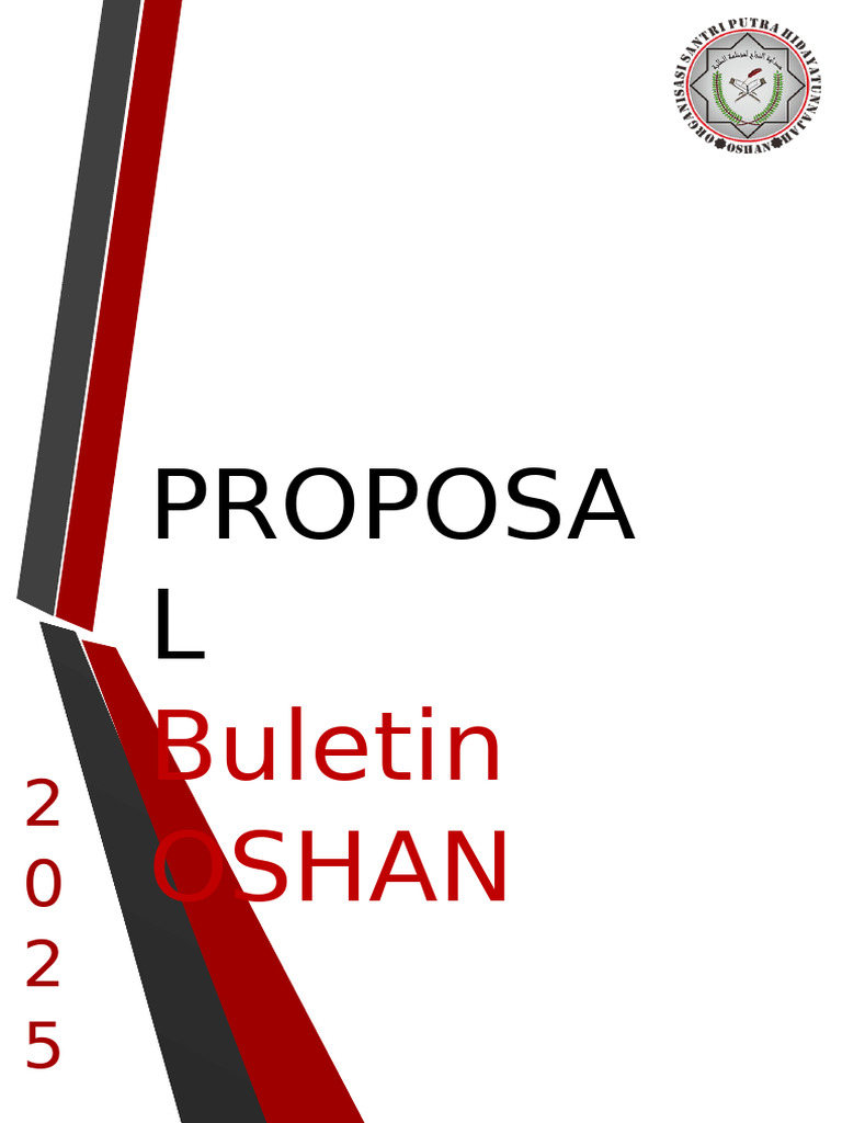 Proposal Buletin Bahasa Arab OSHAN | PDF