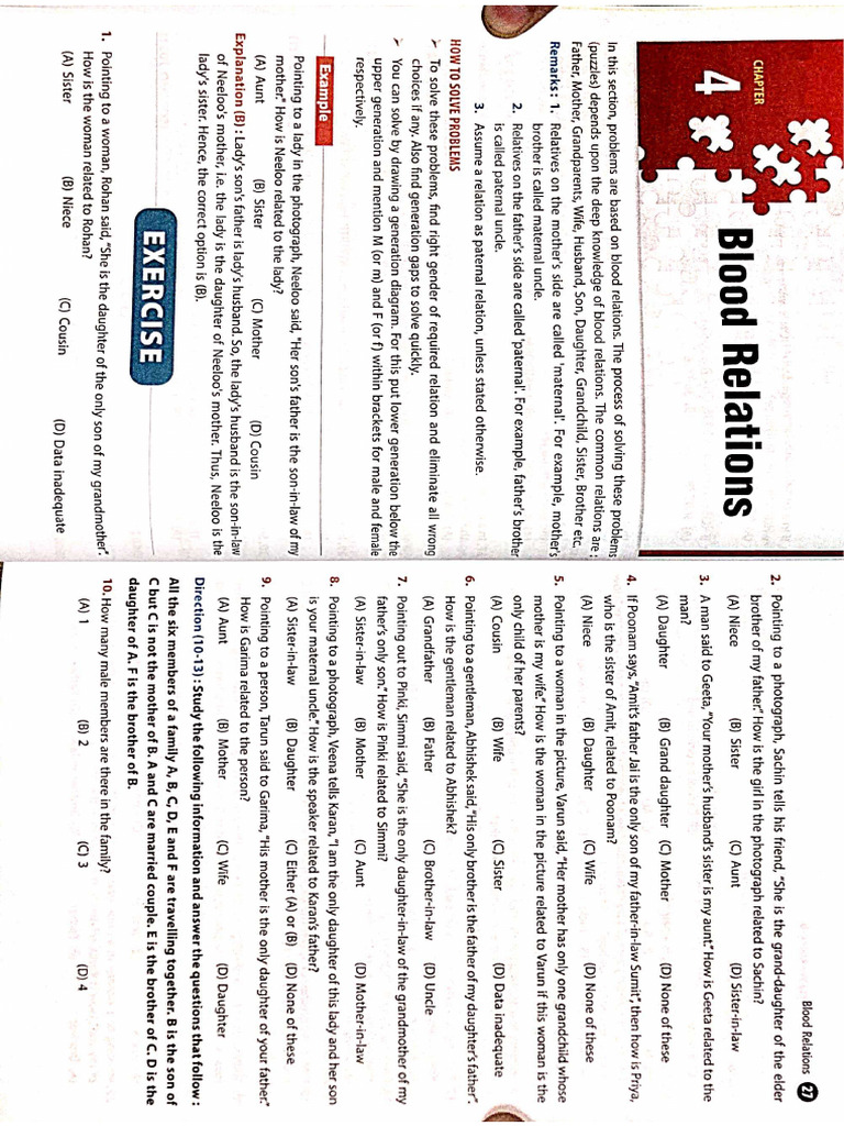 Blood Relation | PDF