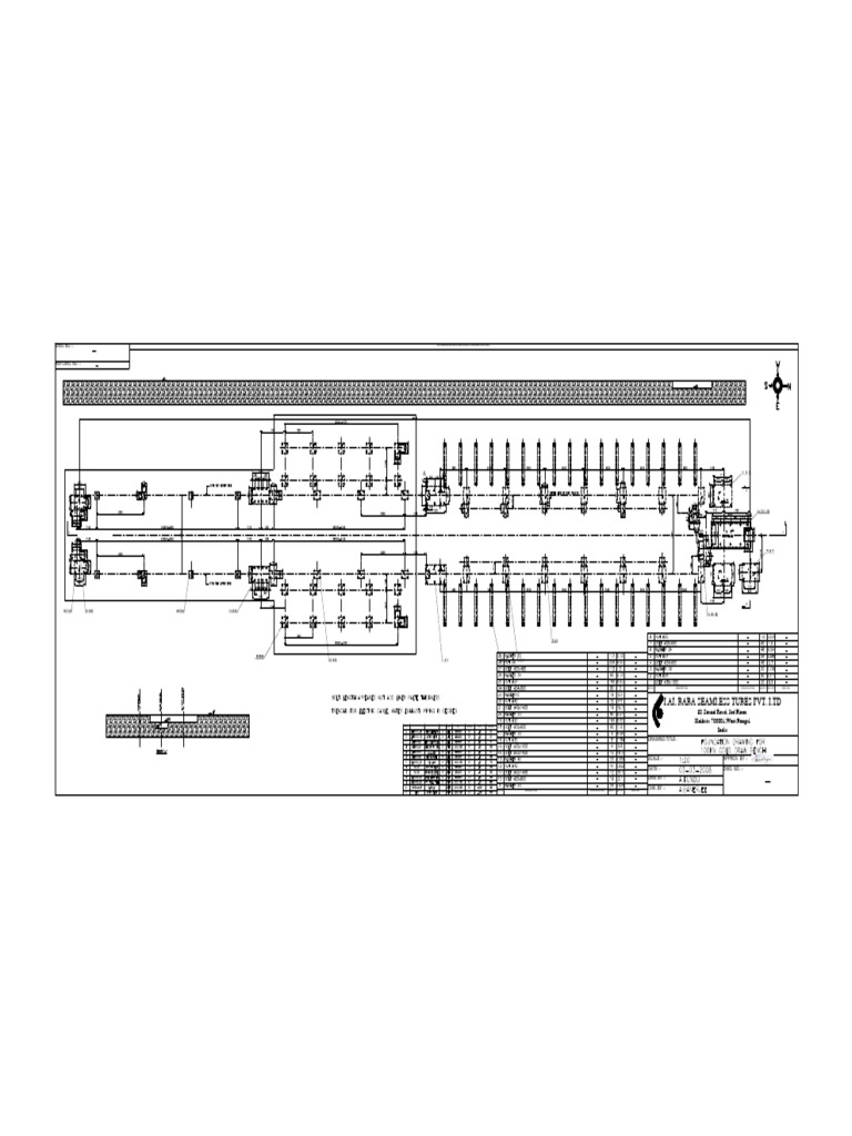 FOUNDATION FRAWING FOR 200KN COLD DRAW BENCH-Model | PDF