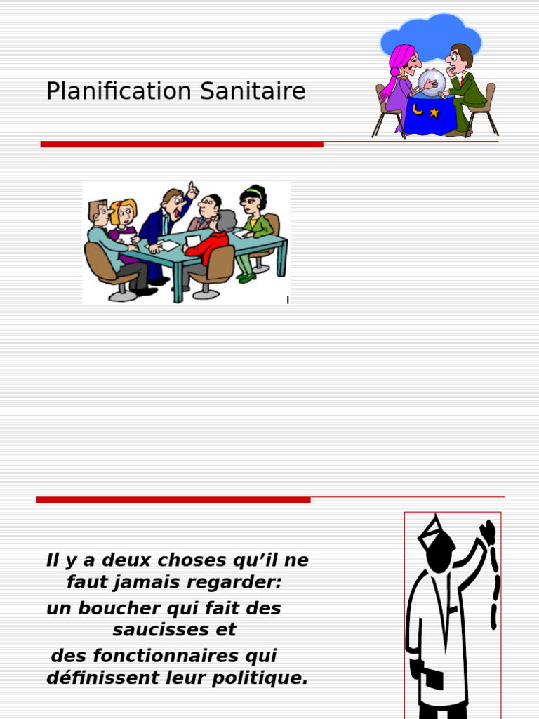 Planification Sanitaire et Politique de Santé | PDF | Planification | Politique de santé