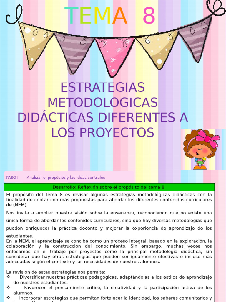 Tema 8 Cte Pilkalli | PDF | Enseñando | Aprendizaje