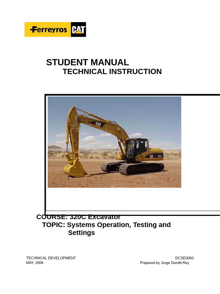 Excavator-320C | PDF | Pressure Measurement | Engines