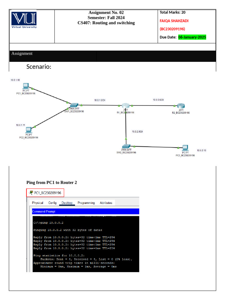 Assignment No 2 Solution | PDF