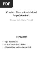 Panduan Coretax Wajib Pajak | PDF