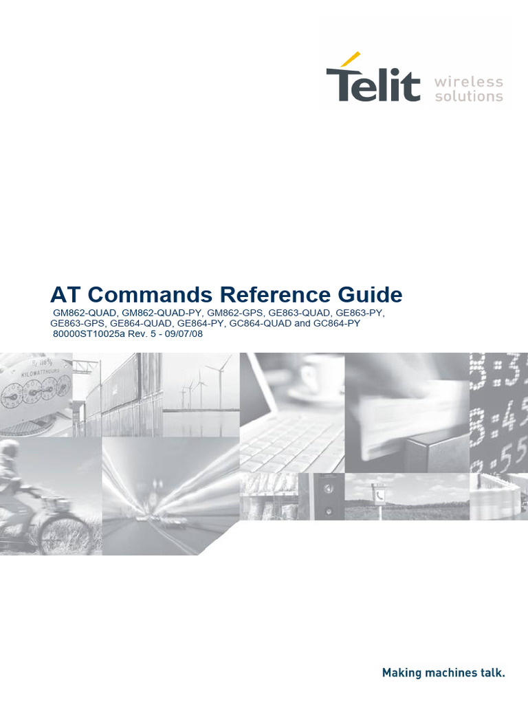 Telit at Commands Reference Guide r5 | PDF | Command Line Interface | Parameter (Computer ...