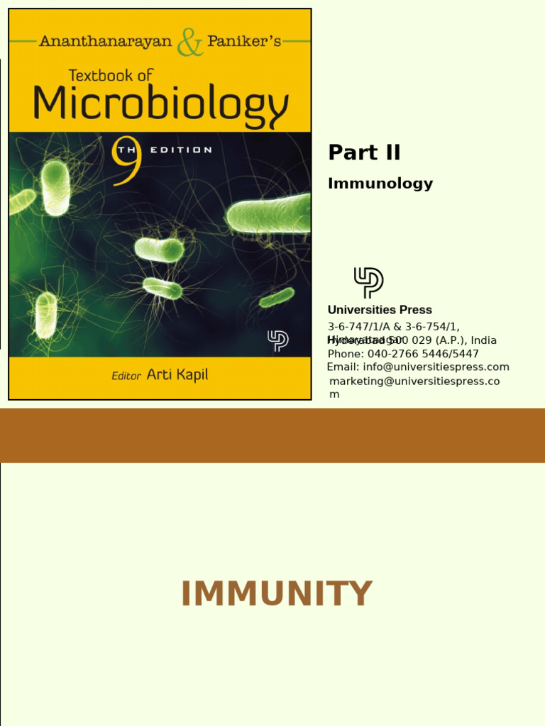 Part II - Chapter 9 - Immunity | PDF | Immune System | Adaptive Immune ...