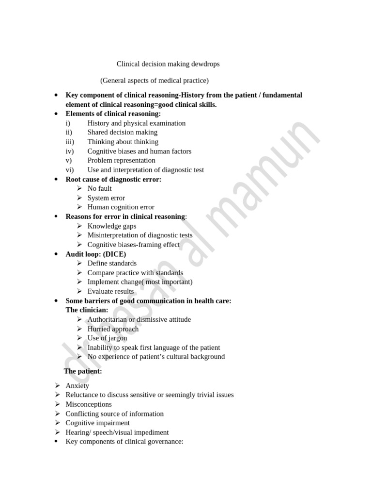 Clinical Decision Making in Healthcare | PDF | Medical Ethics ...
