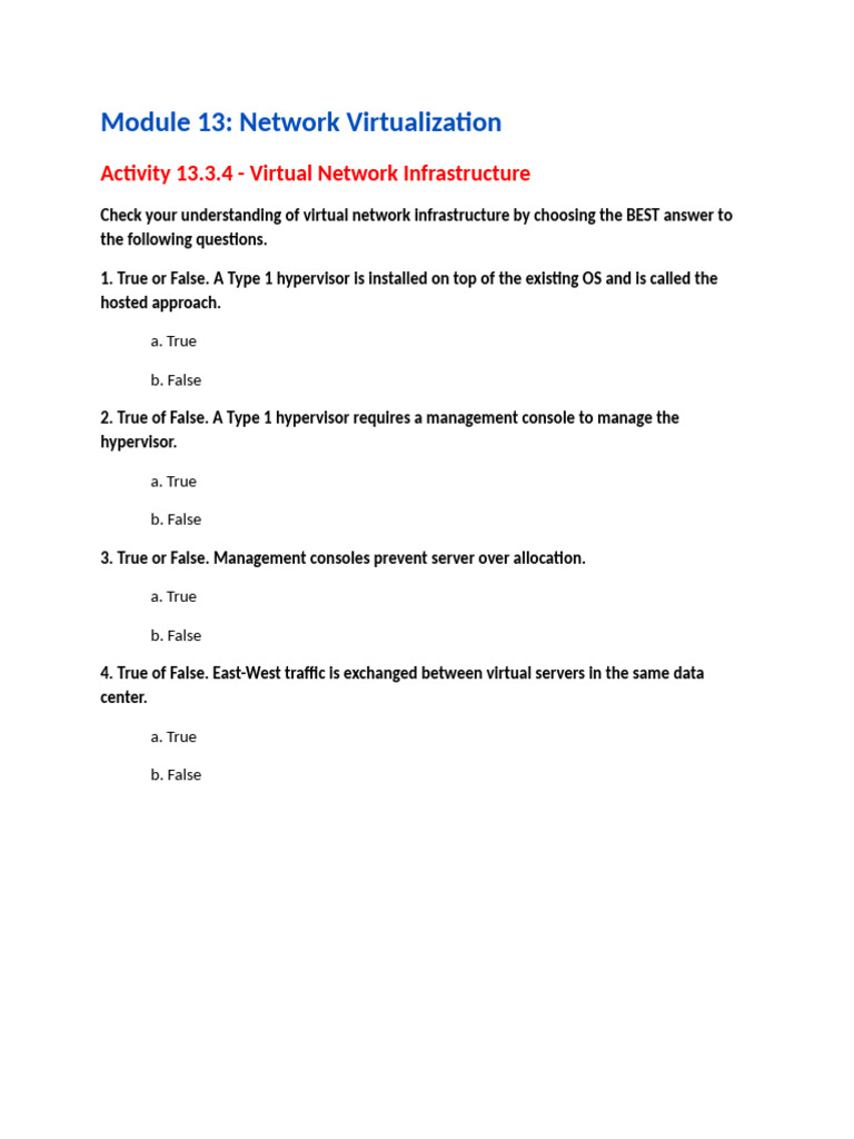ENSA - Module 13_13.3.4 | PDF