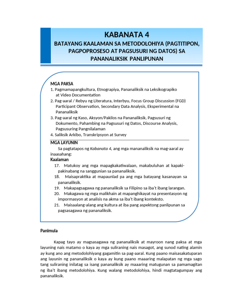 Aralin-4-FIlDIs | PDF