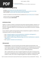 BASHH 2024 Syphilis Guidelines for Pregnancy | PDF | Pregnancy ...