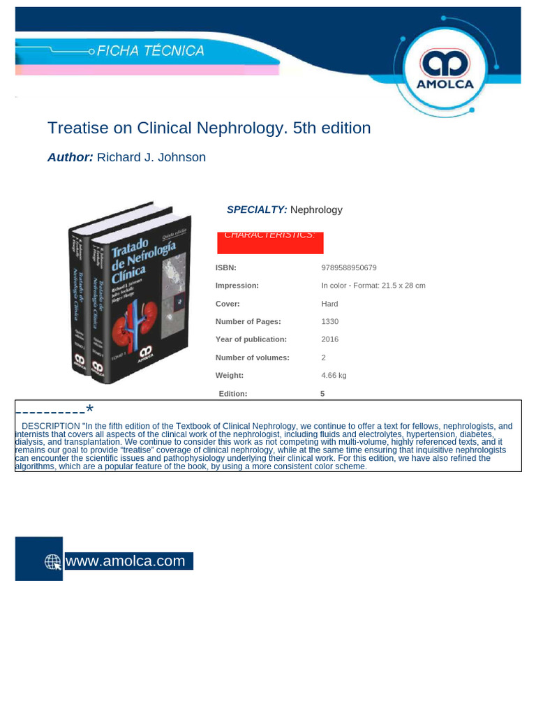 Clinical Nephrology: 5th Edition Guide | PDF | Nephrology | Kidney Disease