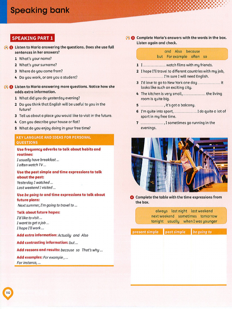 Speaking Bank B1 | PDF