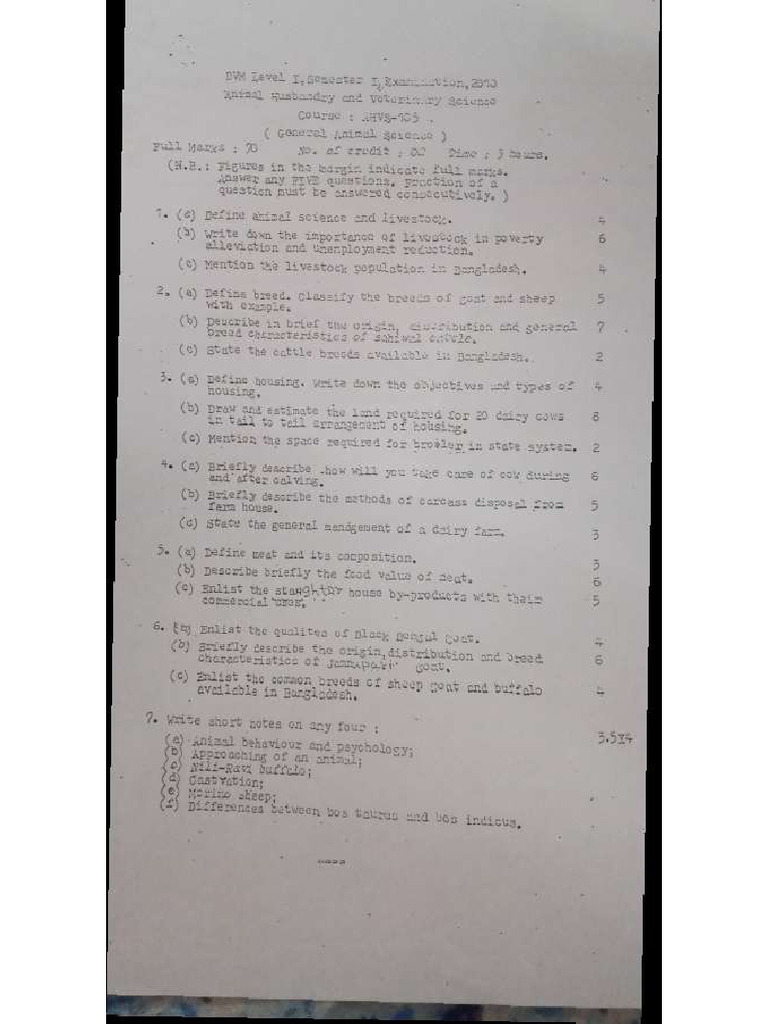 animal sciences 1-1 | PDF
