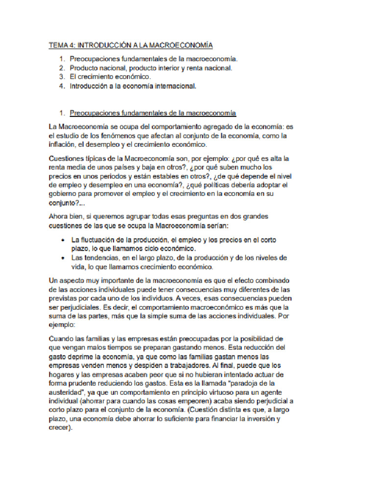 Tema 4 Econo | PDF