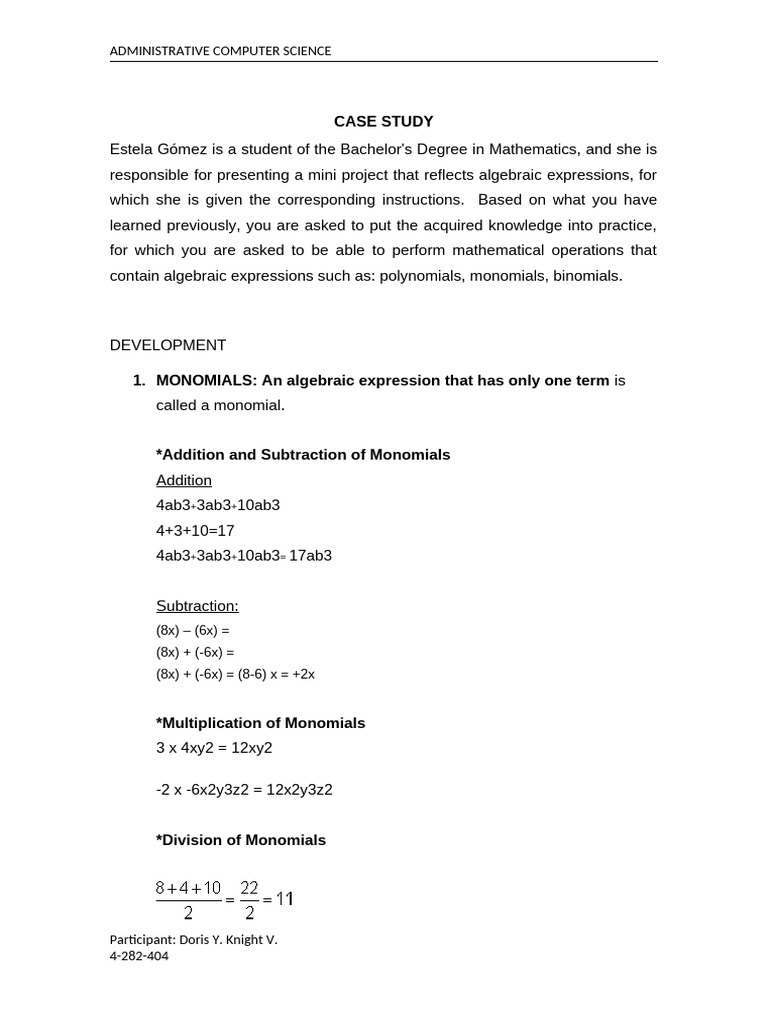 Practical Case of Computer Mathematics | PDF | Polynomial | Abstract Algebra