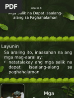 EPP 4 Aralin 11 Paraan NG Pag-Aani Pag-Iimbak at Pangangalaga Sa Mga Inaning Tanim | PDF