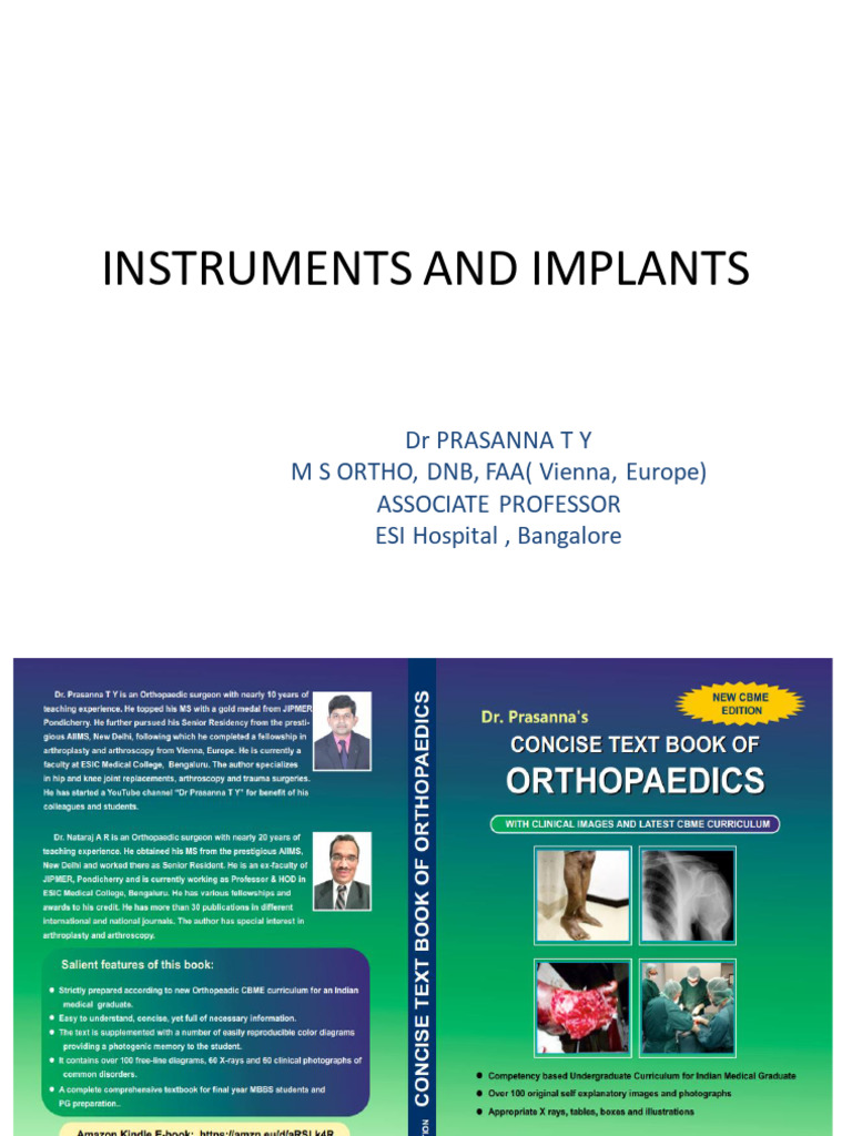 Ortho Instruments 1 | PDF