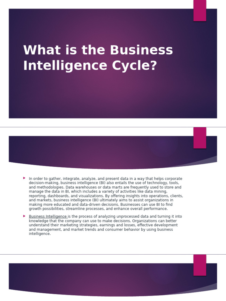 7 Business Intelligence Lifecycle 03-01-2025 | PDF | Database Design | Business Intelligence