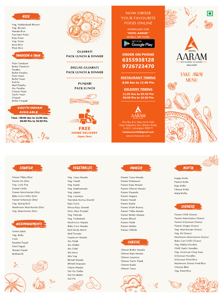 Restro Menu | PDF