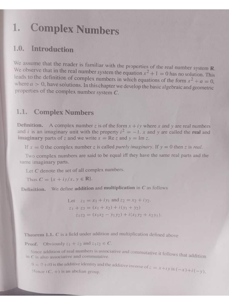 Complex Analysis | PDF