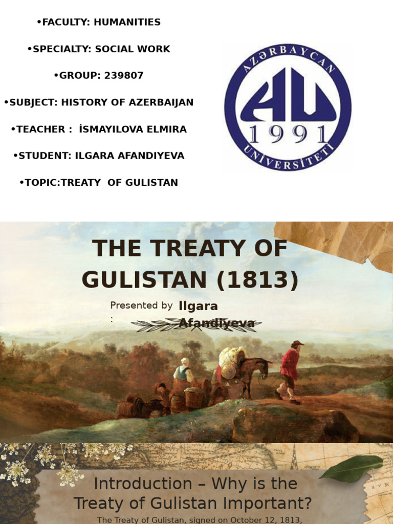 Treaty of Gulistan: Impact on Caucasus | PDF | Caucasus | Asia