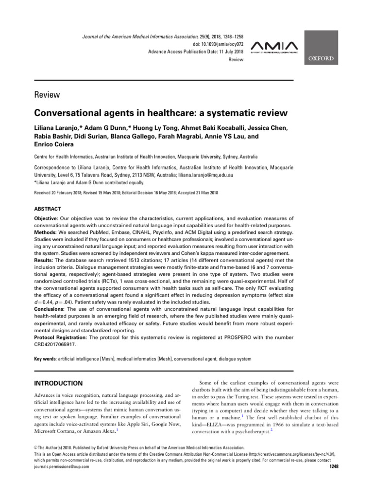 Conversational agents | PDF | System