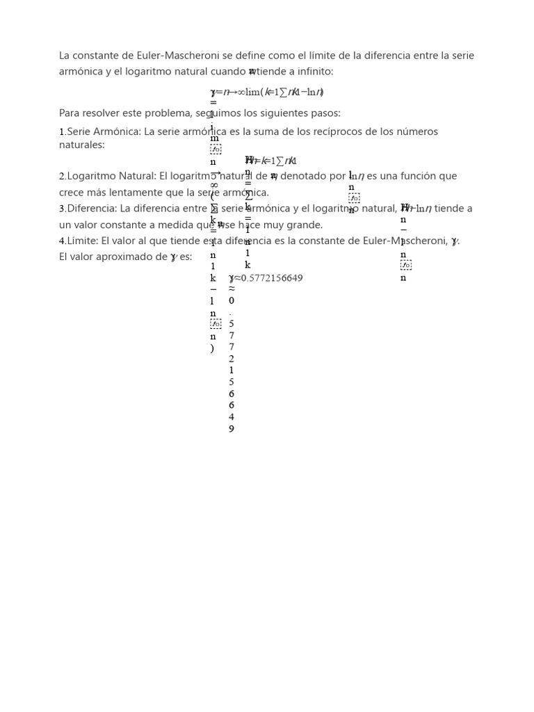 Problema Matematico Resuelto | PDF