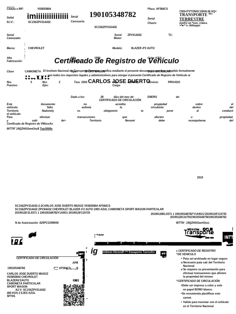 Cer Ve | PDF | Vehículo de motor | Coche