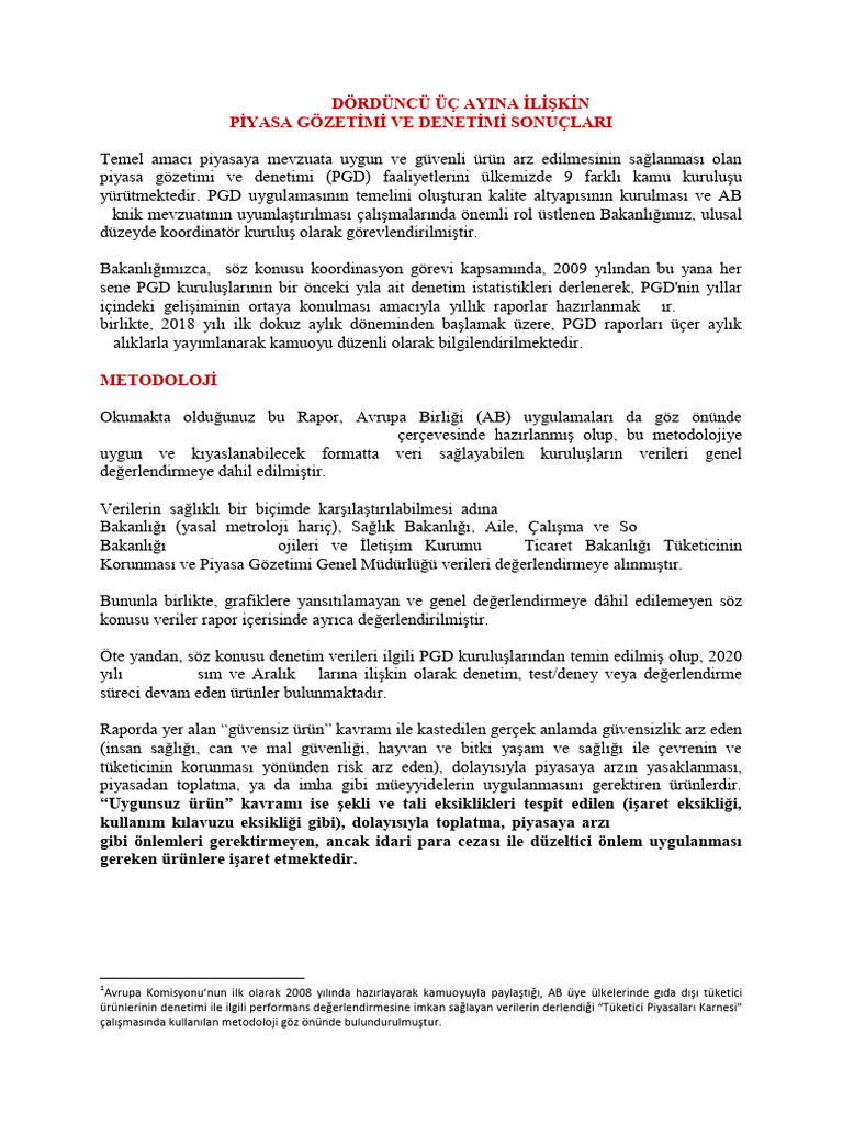 PGD Raporu | PDF