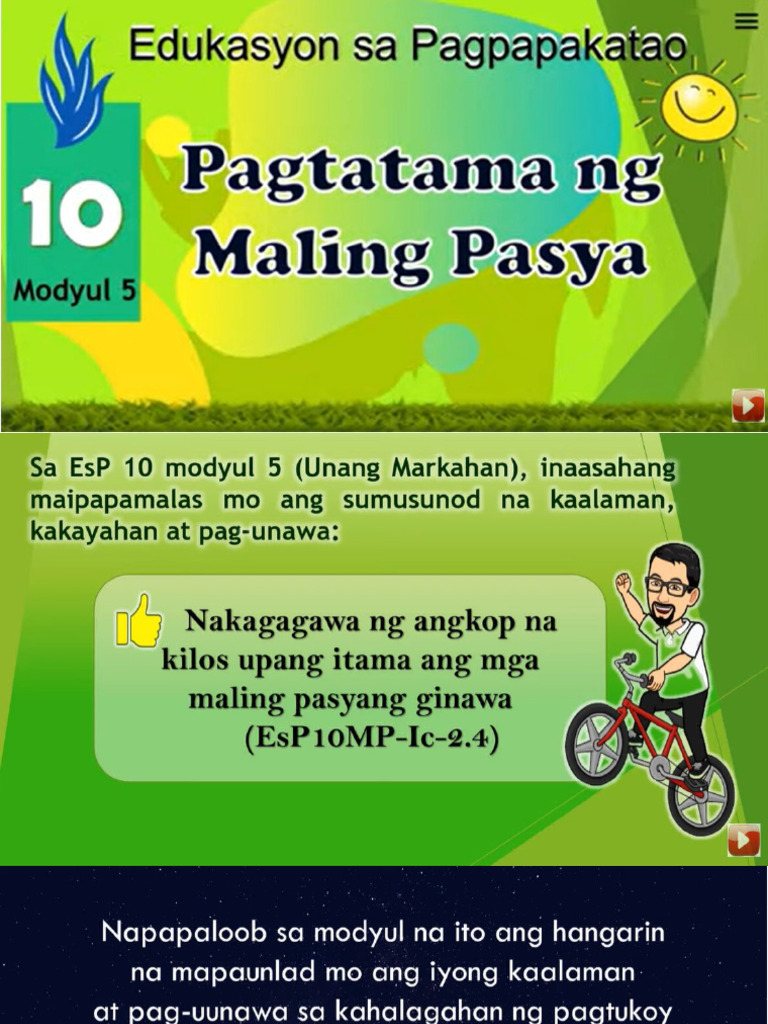 ESP modyul 5 Q1 | PDF