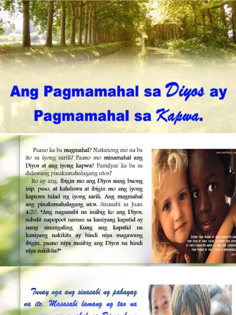 Pagmamahal Sa Diyos | PDF