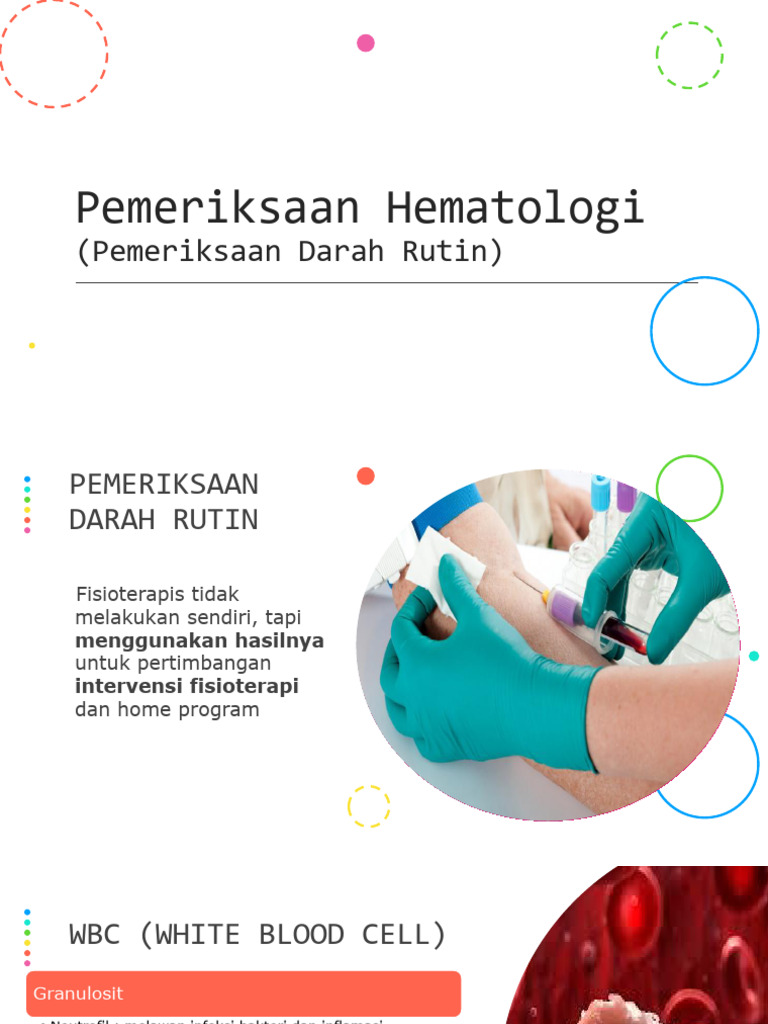 Pemeriksaan Darah Hematologi | PDF