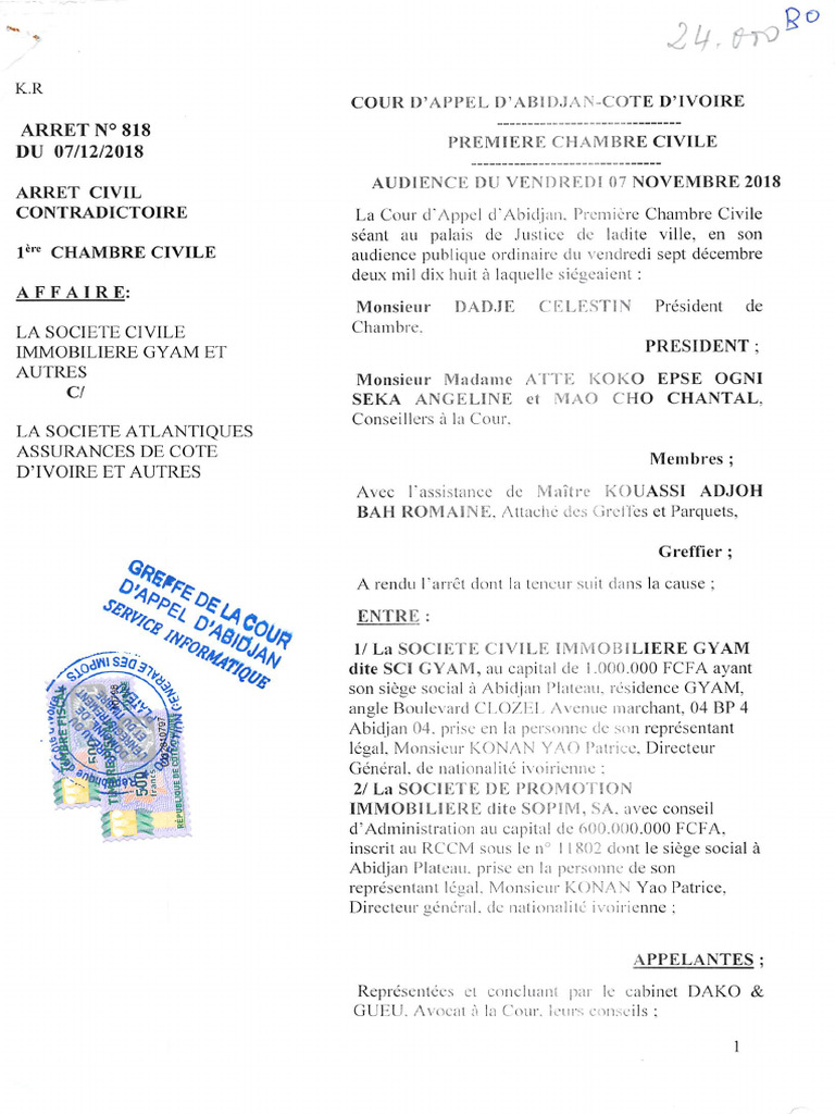 Décision CNDJ Voies D'execution | PDF