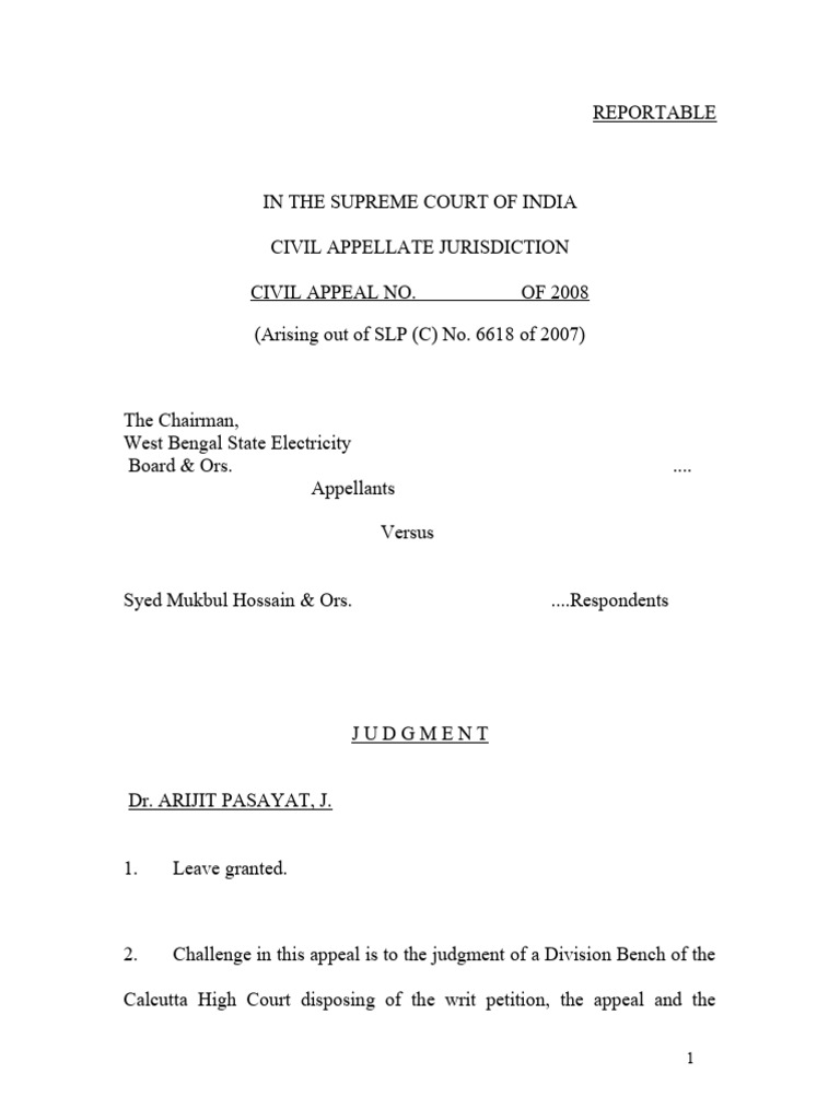 Electricity Meter Theft Assessment SC Judgement | PDF | Appeal ...