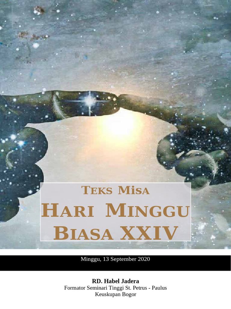 Teks Misa Hari Minggu Biasa XXIV | PDF