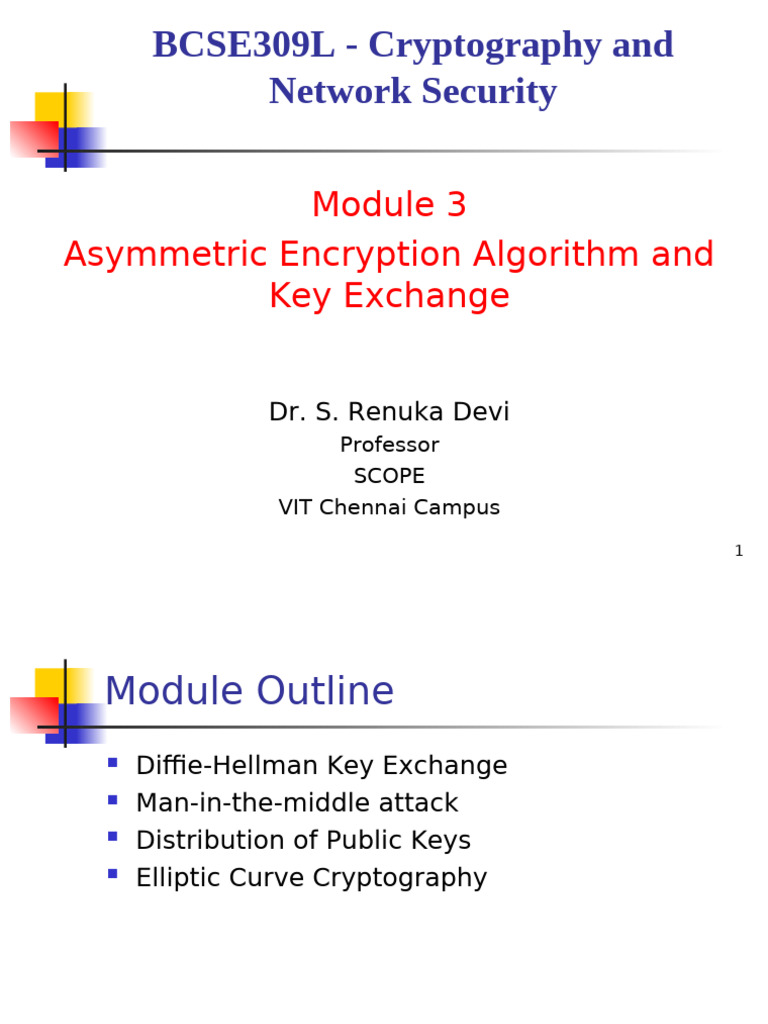 Module3_Part2 | PDF | Encryption | Mathematical Objects