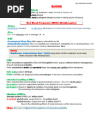 Red Blood Cell Adaptations Explained | PDF