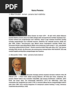 TOKOH ILMUWAN DAN PENEMU BIDANG FISIKA 50 Orang | PDF | Sains & Matematika